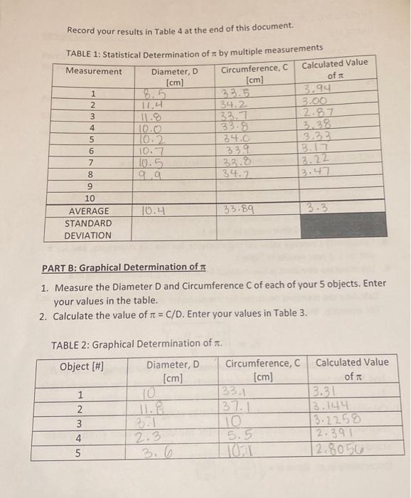 Solved need help with this physics lab. the excel sheet | Chegg.com