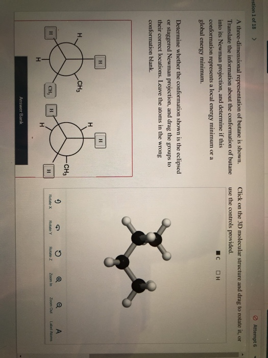 Determine whether the conformation shown is the | Chegg.com Determine whether the conformation shown is the | Chegg.com