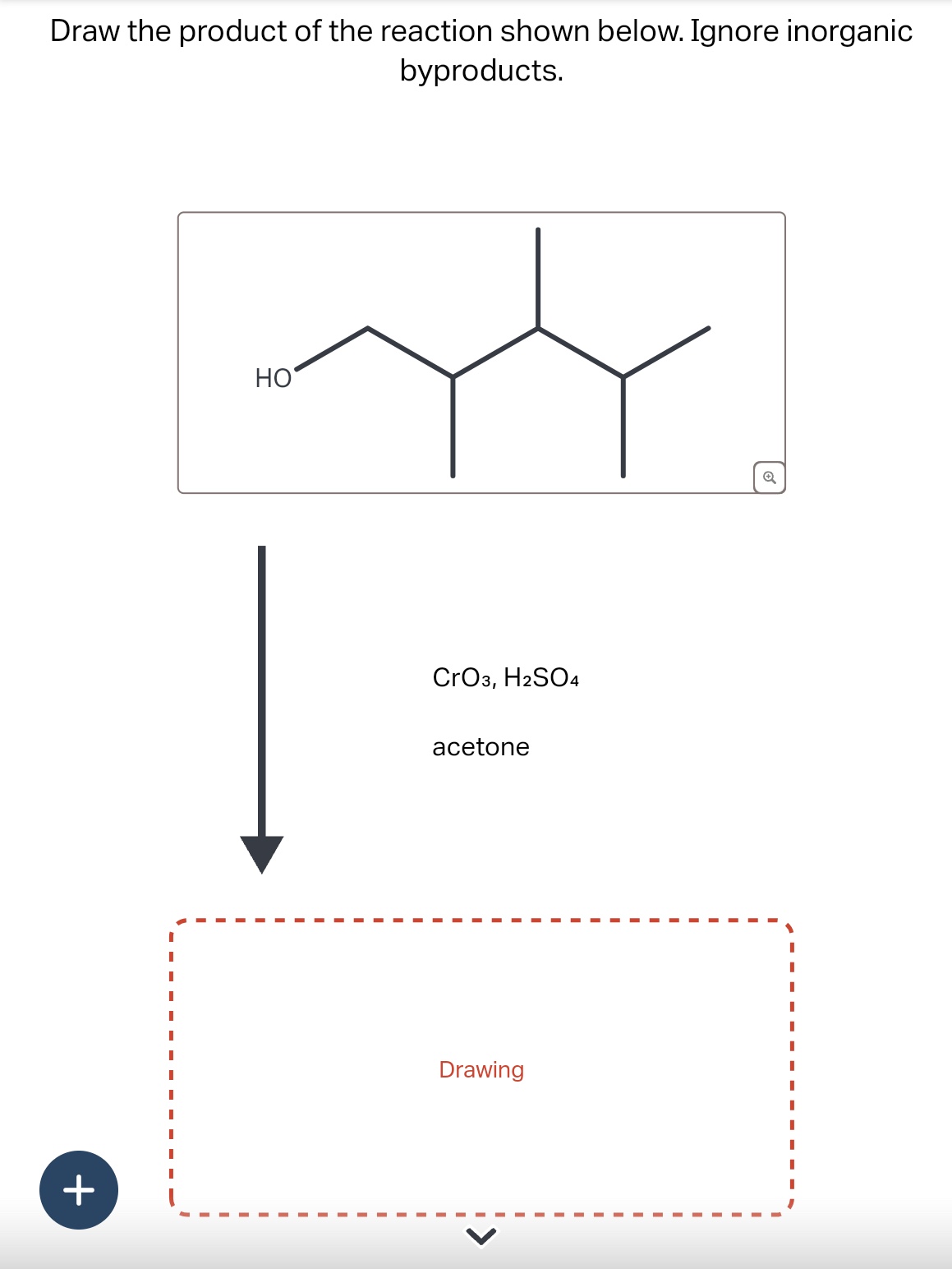 Solved Draw the product of ﻿the reaction shown below. Ignore | Chegg.com