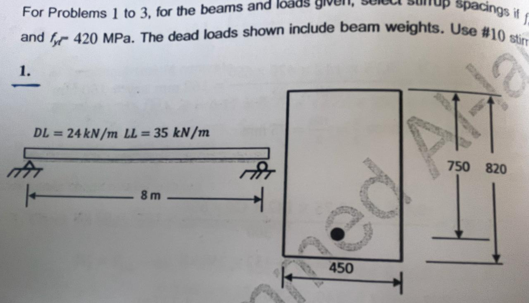 Solved For Problems 1 ﻿to 3 , ﻿for the beams and loadsand | Chegg.com