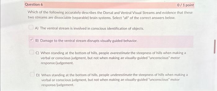 Solved Which Of The Following Accurately Describes The
