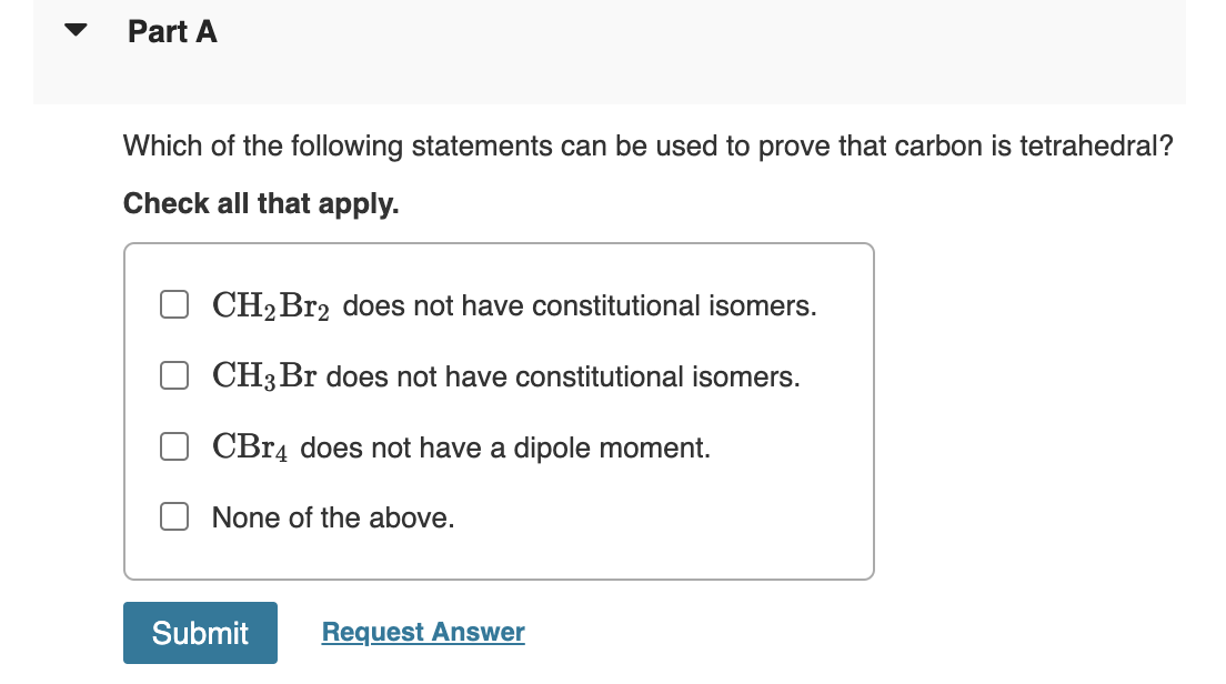 Solved Part AWhich of ﻿the following statements can be ﻿used | Chegg.com
