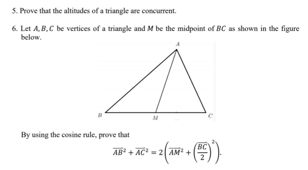 Solved Prove that the altitudes of a triangle are | Chegg.com