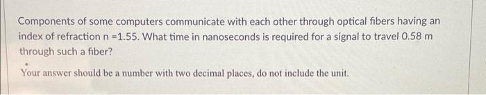 Solved Components of some computers communicate with each | Chegg.com