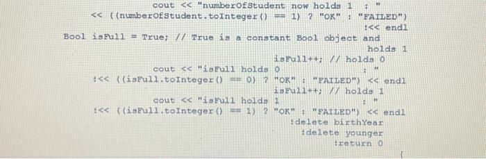 Solved "include "Number.h\# "include "Integer.h\# "include | Chegg.com