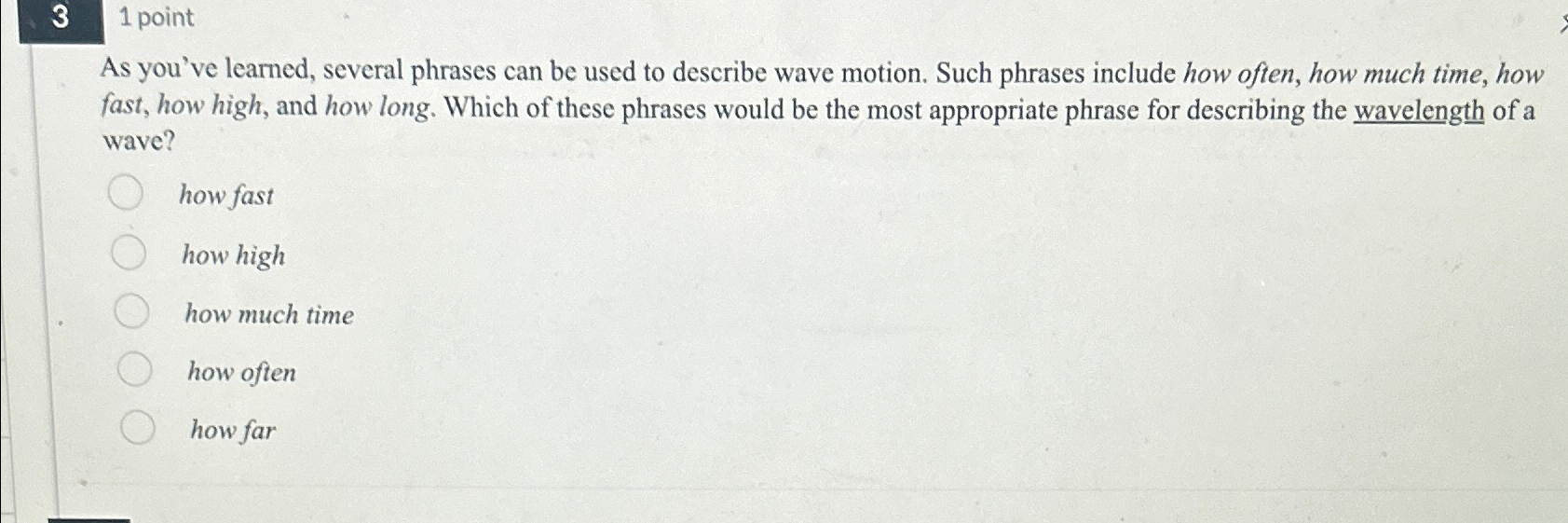 Solved 31 ﻿pointAs you've learned, several phrases can be | Chegg.com