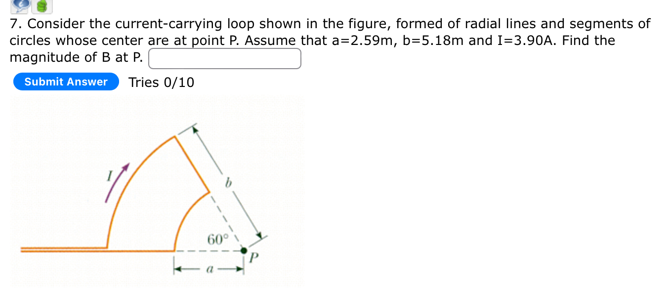 Solved Consider the current-carrying loop shown in the | Chegg.com