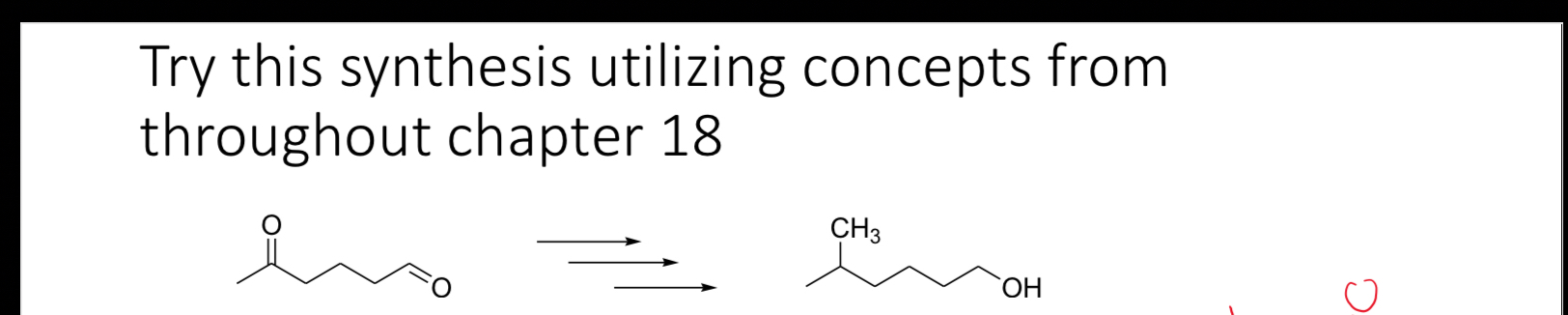 Solved Try this synthesis utilizing concepts from throughout | Chegg.com