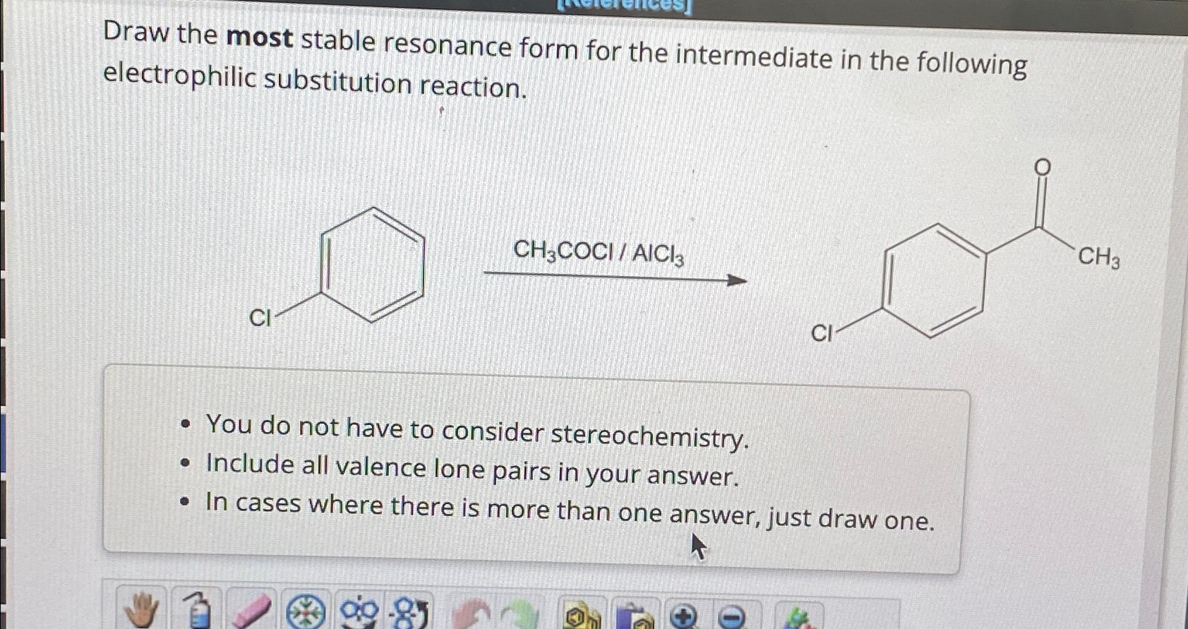 Solved Draw the most stable resonance form for the | Chegg.com