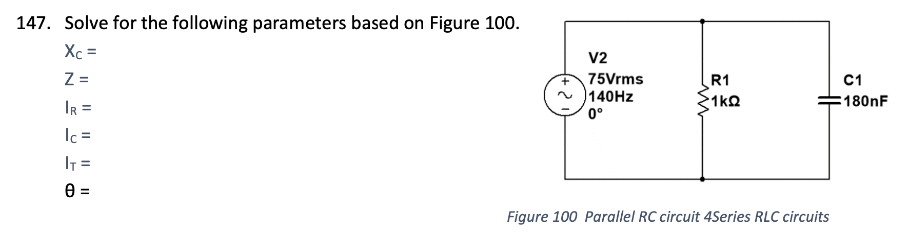Solved Solve for the following parameters based on Figure | Chegg.com
