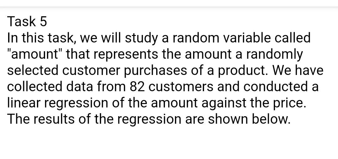 Solved Task 5 In this task, we will study a random variable | Chegg.com