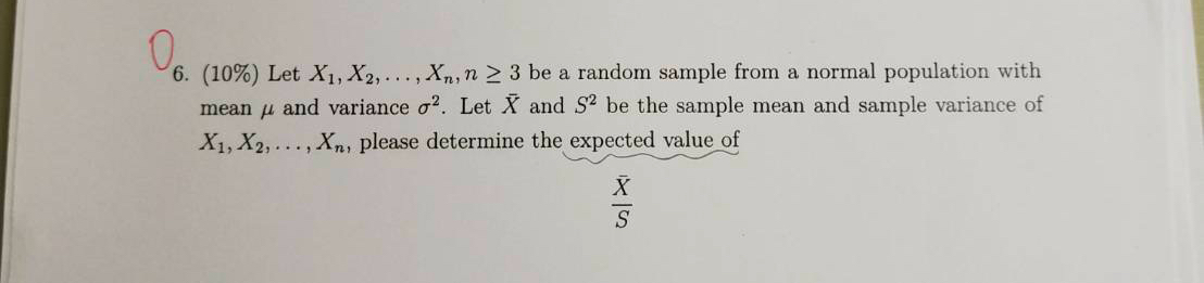 Solved (10%) ﻿Let x1,x2,dots,xn,n≥3 ﻿be a random sample from | Chegg.com