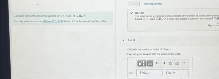 Solved Calculate each of the following quantities in 0.170 | Chegg.com