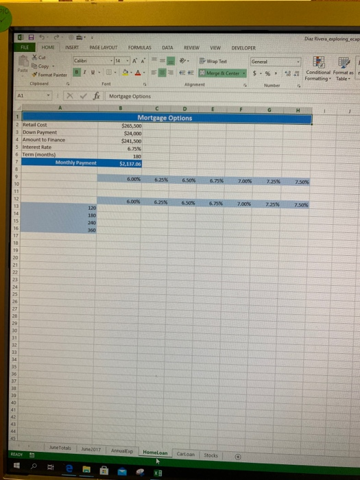 Grader Instructions Excel 2016 Prot | Chegg.com