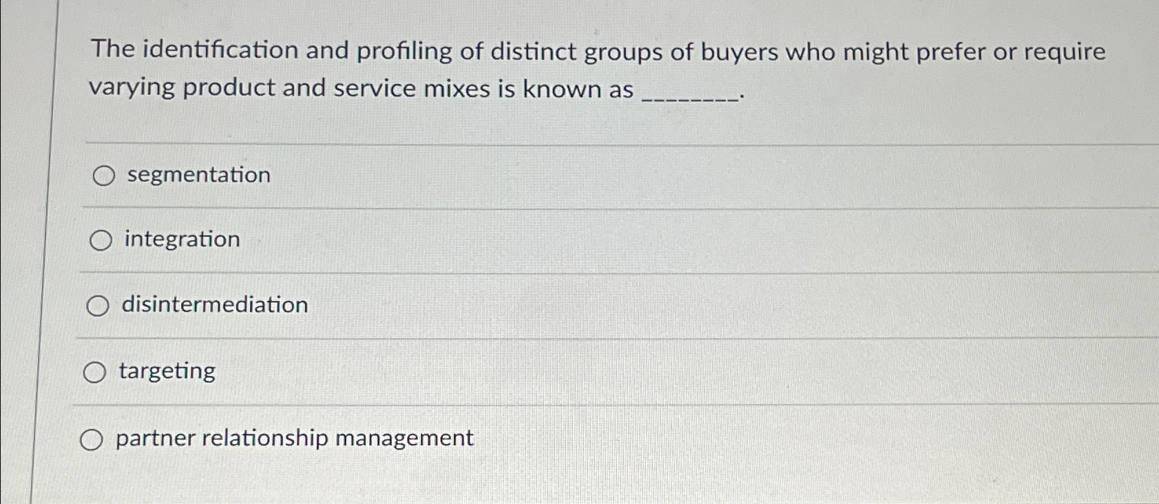Solved The identification and profiling of distinct groups | Chegg.com
