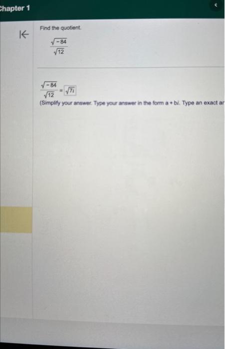 Solved Find the quotient. 12−84 12−84= (Simplify your | Chegg.com