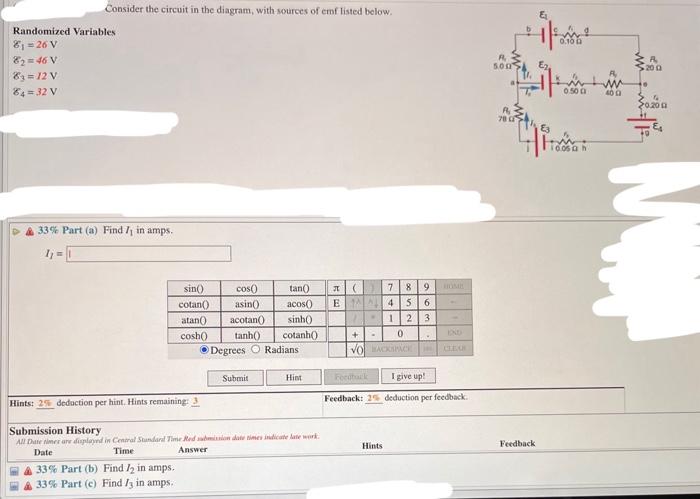 Solved Consider the circuit in the diagram, with sources of | Chegg.com