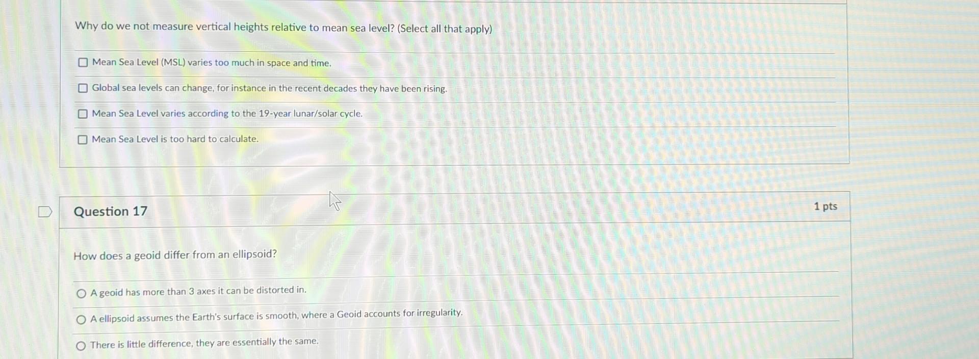 Solved Why do we not measure vertical heights relative to | Chegg.com