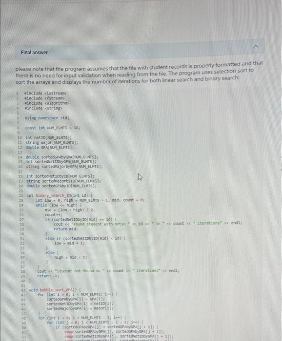 Solved a) First, we need to define the arrays that will be | Chegg.com