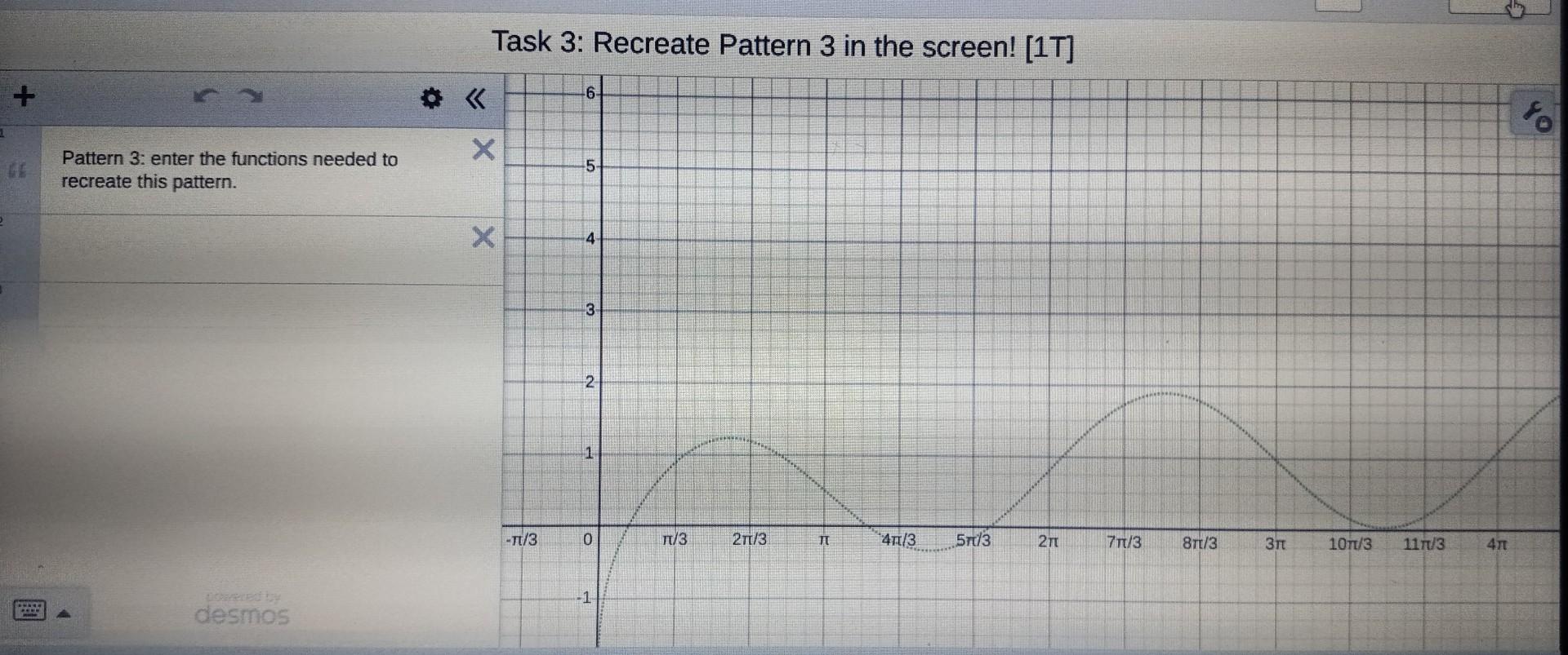 Solved Task 3: Rerreate Dattarn 2 in tho enroan! [1 T] | Chegg.com