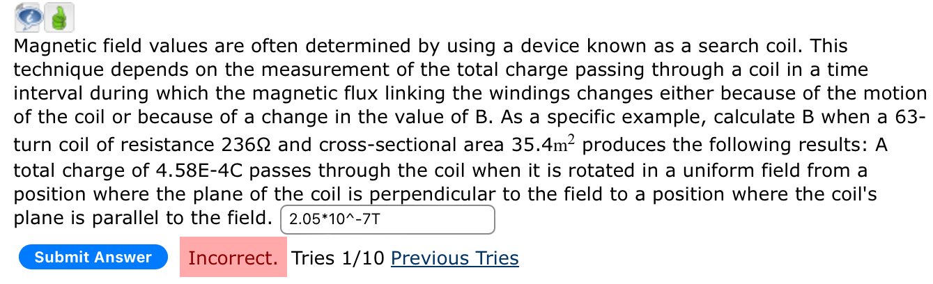 Solved Magnetic field values are often determined by using a | Chegg.com
