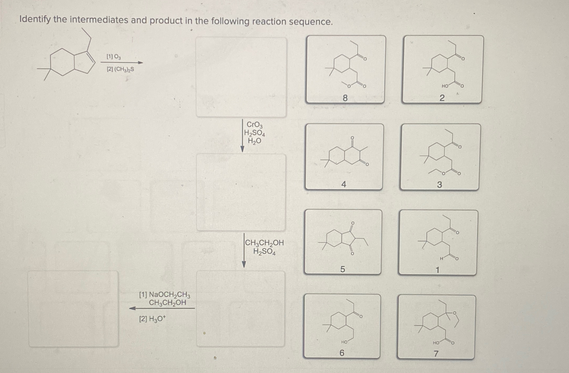 Solved Identify the intermediates and product in the | Chegg.com