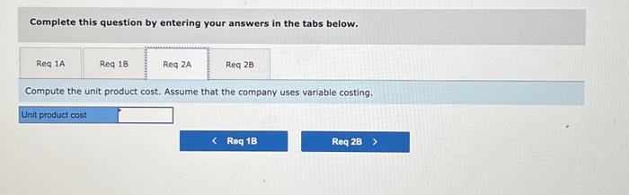 Solved Exercise 7-6 (Algo) Variable and Absorption Costing | Chegg.com