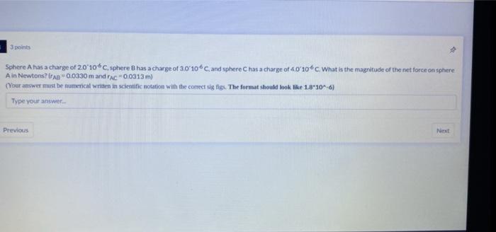 Solved Sphere A has a charge of 20∘10−6C, sphere B has a | Chegg.com