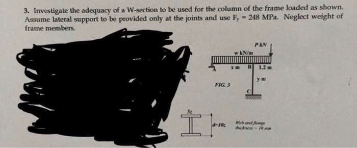 Solved steel design (NSCP)Values: x - 3.3 my - 4.3 mz - 35.6 | Chegg.com