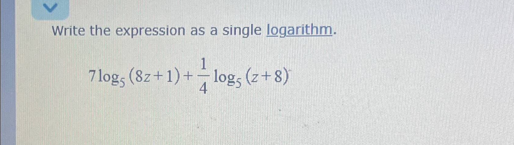 Solved Write the expression as a single | Chegg.com