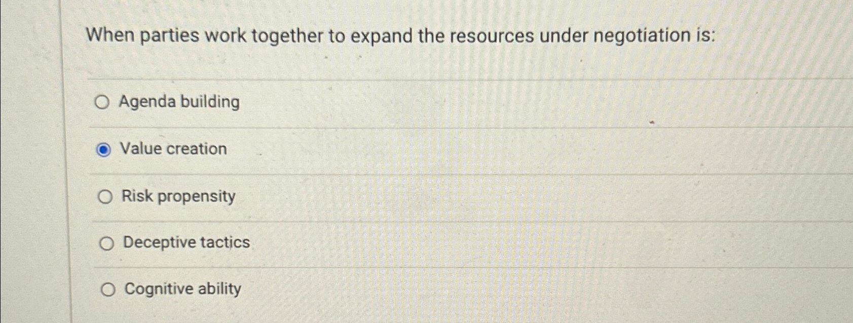Solved When parties work together to expand the resources | Chegg.com