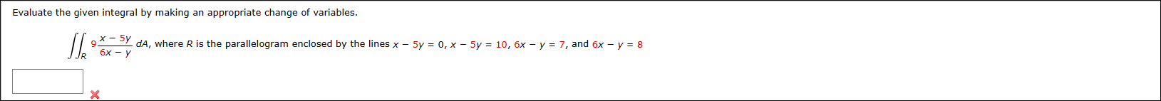 Solved Evaluate the given integral by making an appropriate | Chegg.com