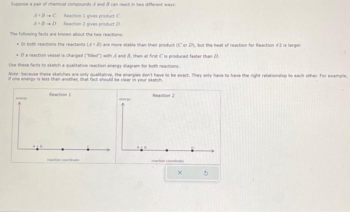 Solved Suppose a pair of chemical compounds A and B can | Chegg.com