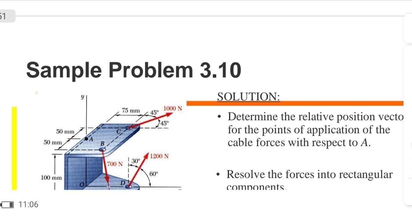 Solved Sample Problem 3.10SOLUTION:Determine the relative | Chegg.com