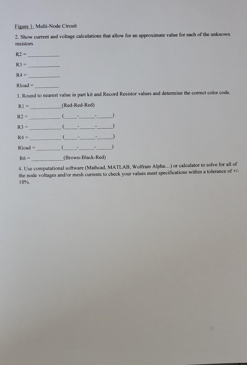 Solved Lab Exercise 6: Designing DC Circuits to Deliver | Chegg.com
