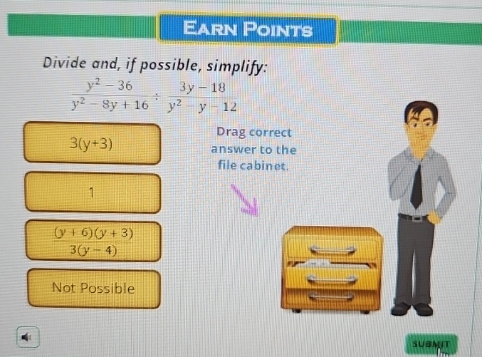 Solved EARN PoINTsDivide and, if possible, | Chegg.com