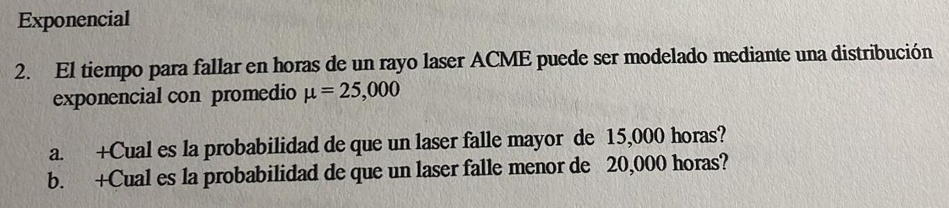 Solved (Exponential) The time to failure in hours of an ACME | Chegg.com