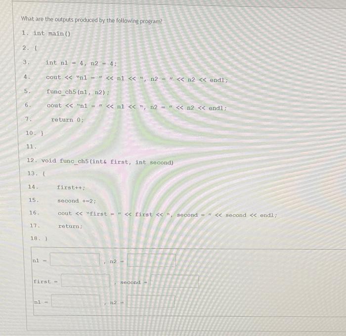 Solved Where is the error in the following function body? | Chegg.com