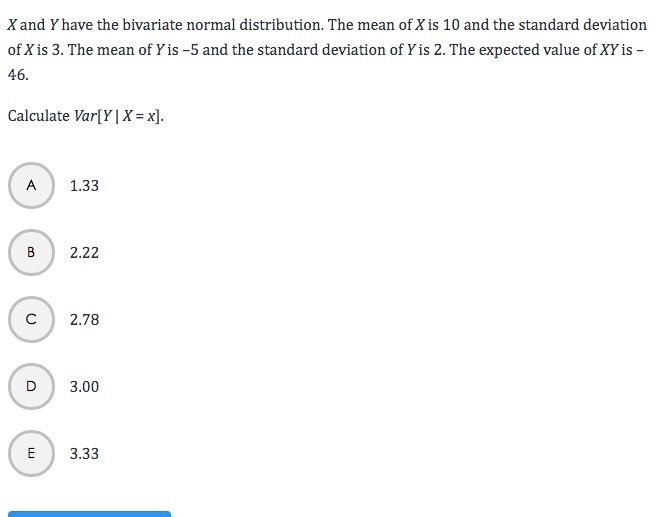 Solved Xand Y have the bivariate normal distribution. The | Chegg.com