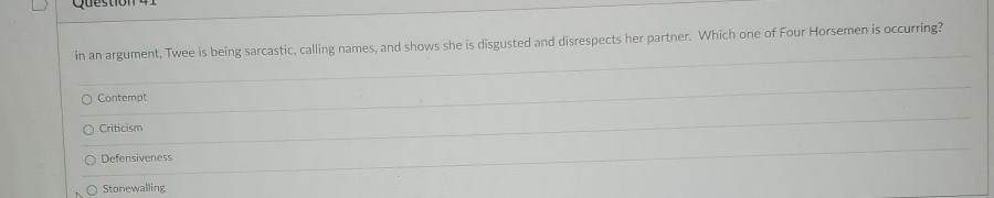 Solved in an argument, Twee is being sarcastic, calling | Chegg.com