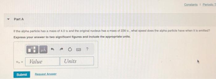 Solved An atomic nucleus initially moving at 445 m/s emits | Chegg.com