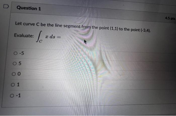 Solved Let curve C be the line segment from the point (1,1) | Chegg.com