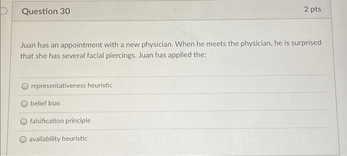 Solved D Question 29 The key to solving the Wason four-card | Chegg.com