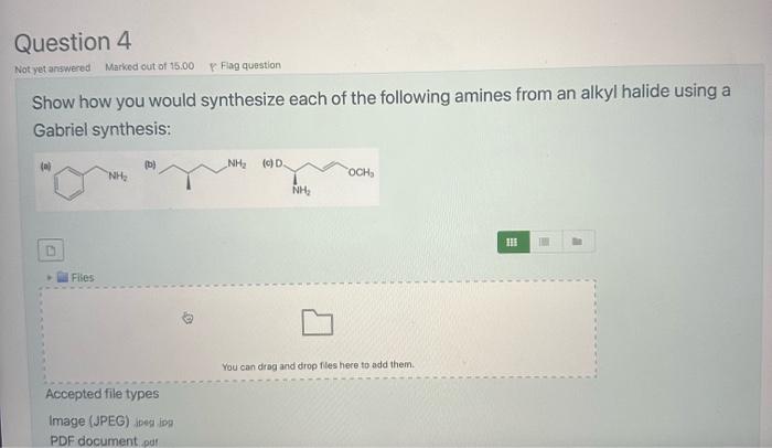 Show how you would synthesize each of the following | Chegg.com
