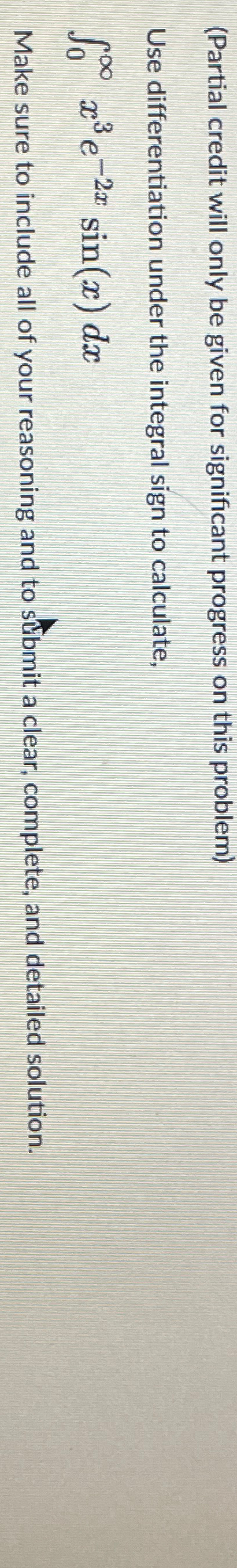 (Partial credit will only be given for significant | Chegg.com