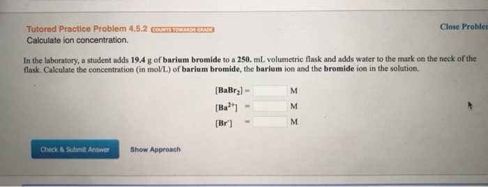 Solved Tutored Practice Problem 4.5.2 COUNTS TOWARDS CRADE | Chegg.com