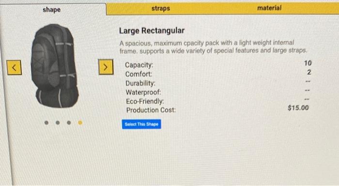 Solved Buyer Behavior Mission Goals N/A Feature Desirability | Chegg.com