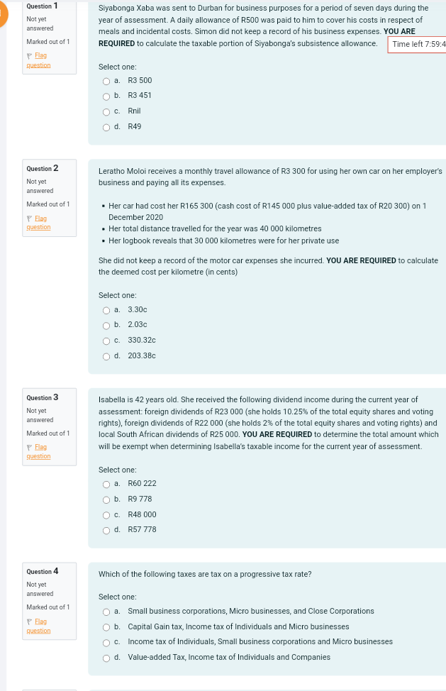 Siyabonga Xaba was sent to Durban for business | Chegg.com