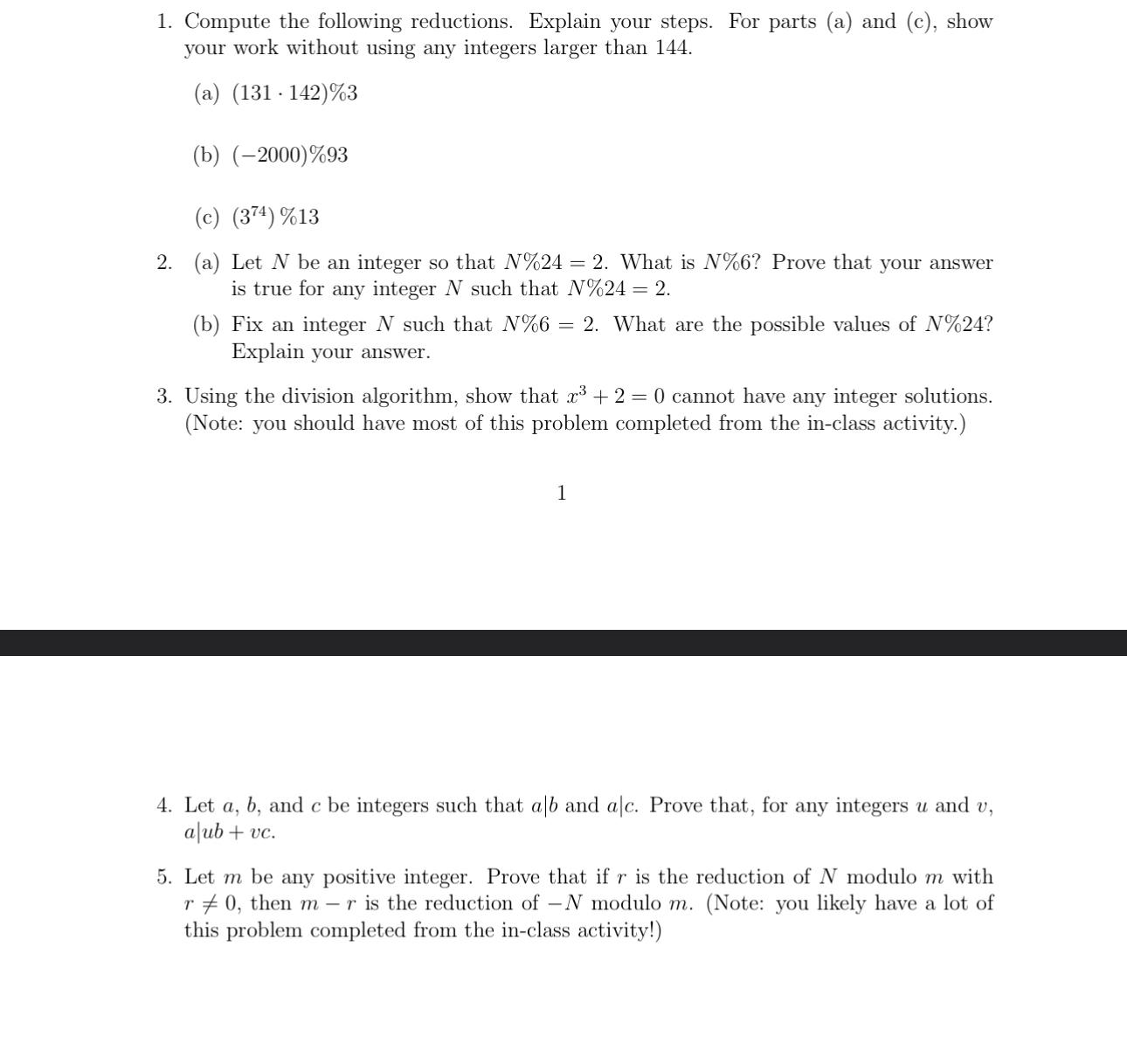 Solved Compute the following reductions. Explain your steps. | Chegg.com