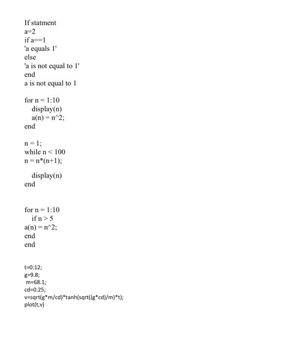 Solved LAB1 General MATLAB Commands Help 1) type doc 2)from | Chegg.com